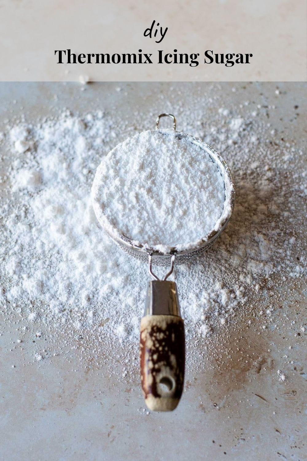 Homemade Icing Sugar in the Thermomix - The Mixing Bowl Diaries